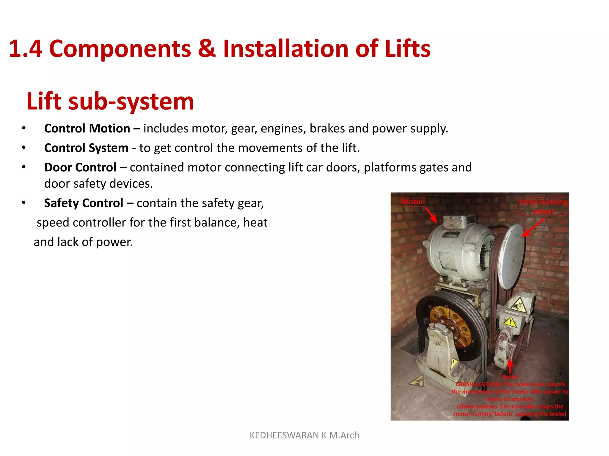 building services -Lift's and escalators | PDF