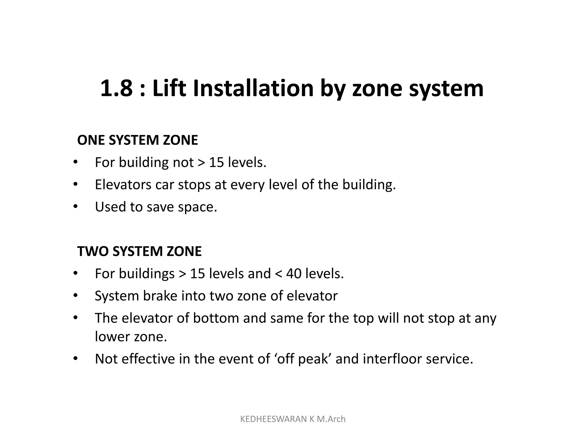 building services -Lift's and escalators | PDF