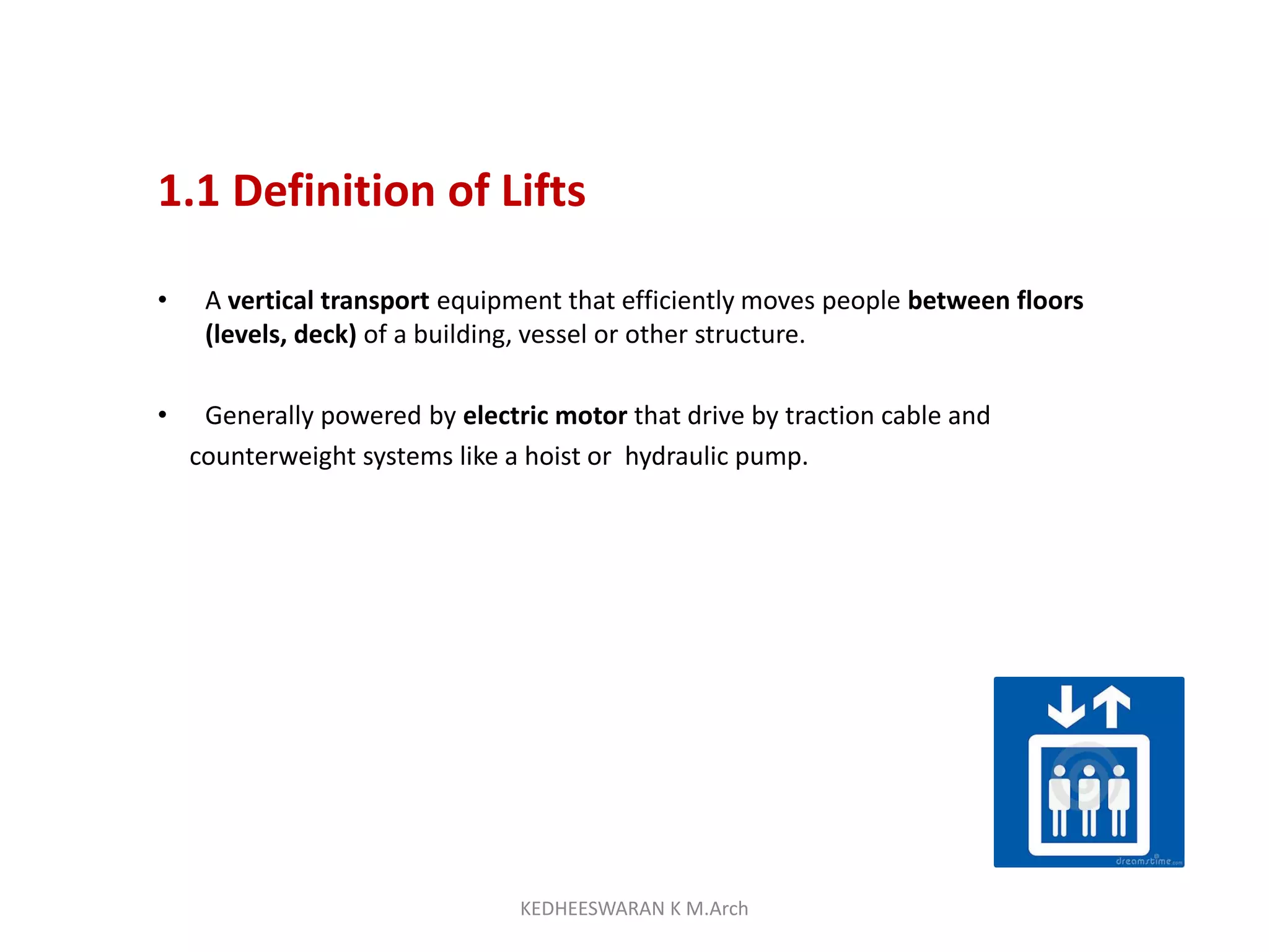 building services -Lift's and escalators | PDF