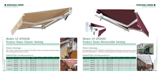 Lifang Awning Brochure | PPT