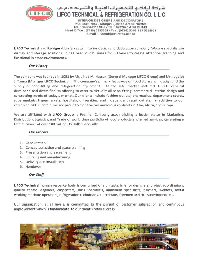 Lifco Technical Profile | PDF