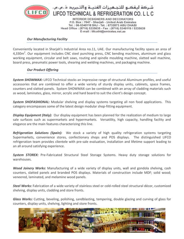 Lifco Technical Profile | PDF