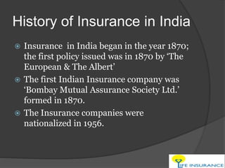 LIFE INSURANCE | PPTX