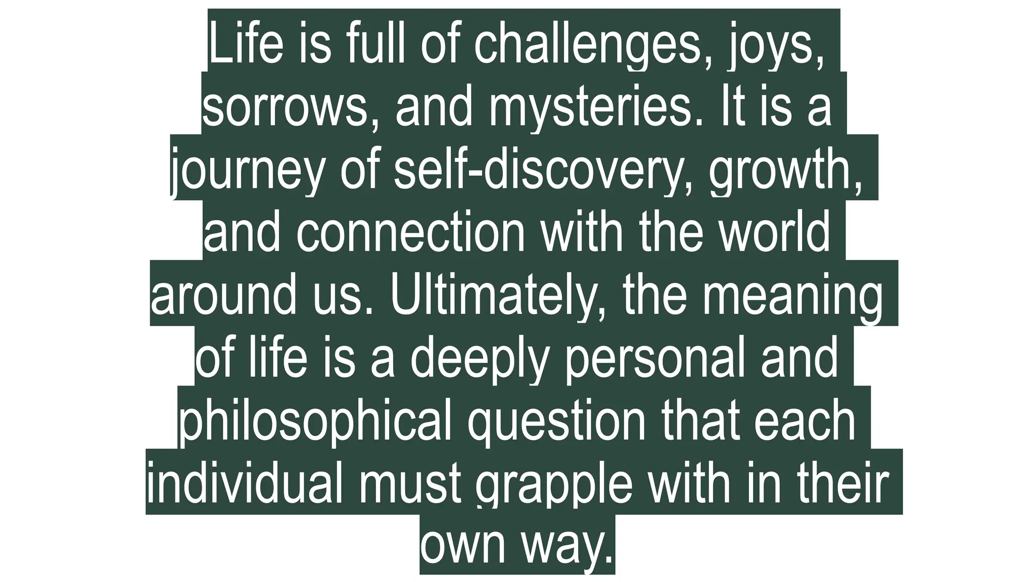 life of real human being that derives from their nature.pptx