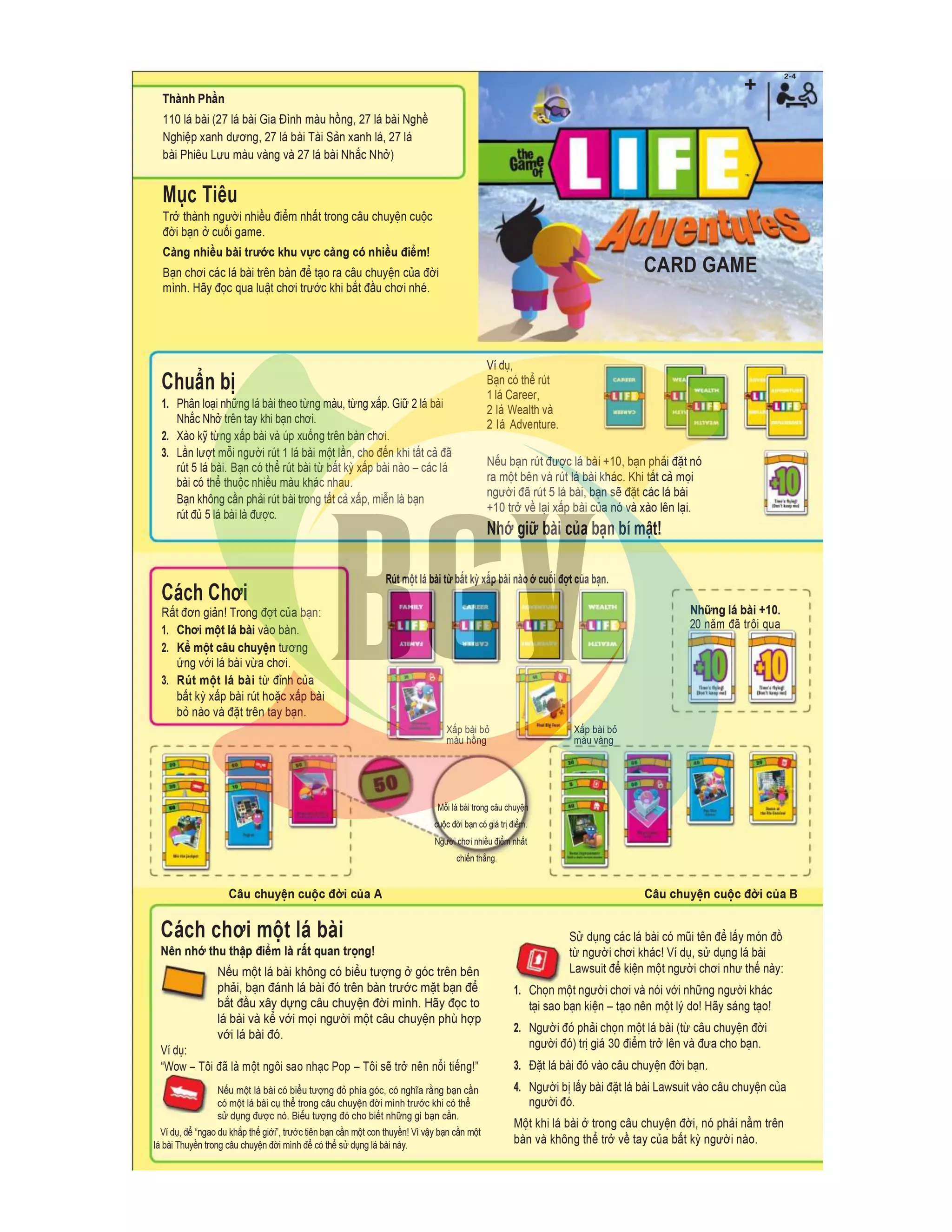 Boardgames Việt | Life Adventure Boardgame | PDF