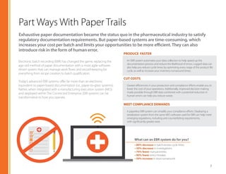PharmaSuite manufacturing execution system (MES) software, the new EBR ...