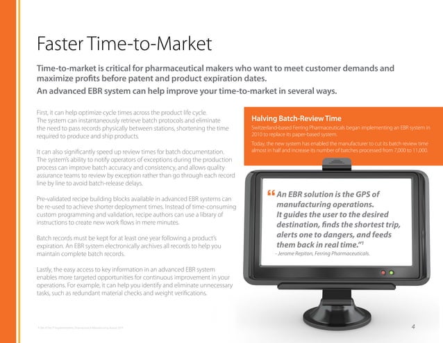 PharmaSuite manufacturing execution system (MES) software, the new EBR ...