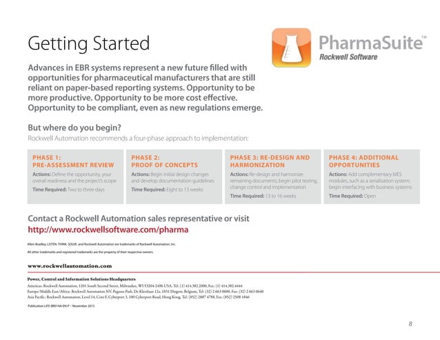 PharmaSuite manufacturing execution system (MES) software, the new EBR ...