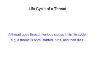 Life cycle-of-a-thread | PDF