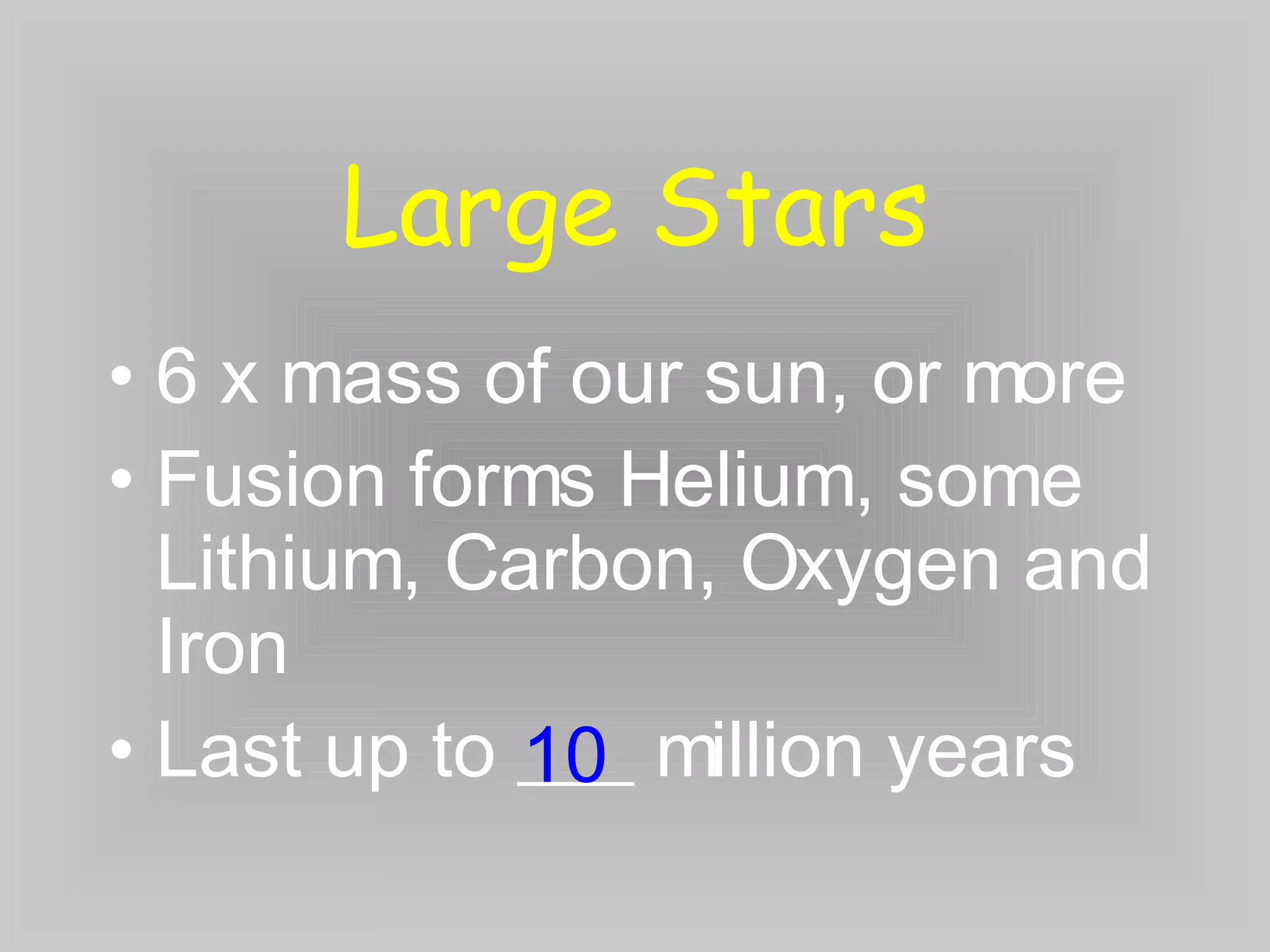 Life Cycle of Stars | PPT