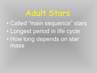 Life Cycle of Stars | PPT
