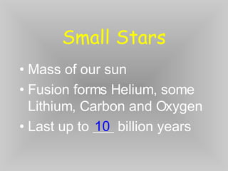 Life Cycle of Stars | PPT