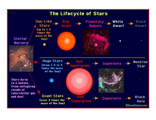Life Cycle Of Stars Diagram | DOC