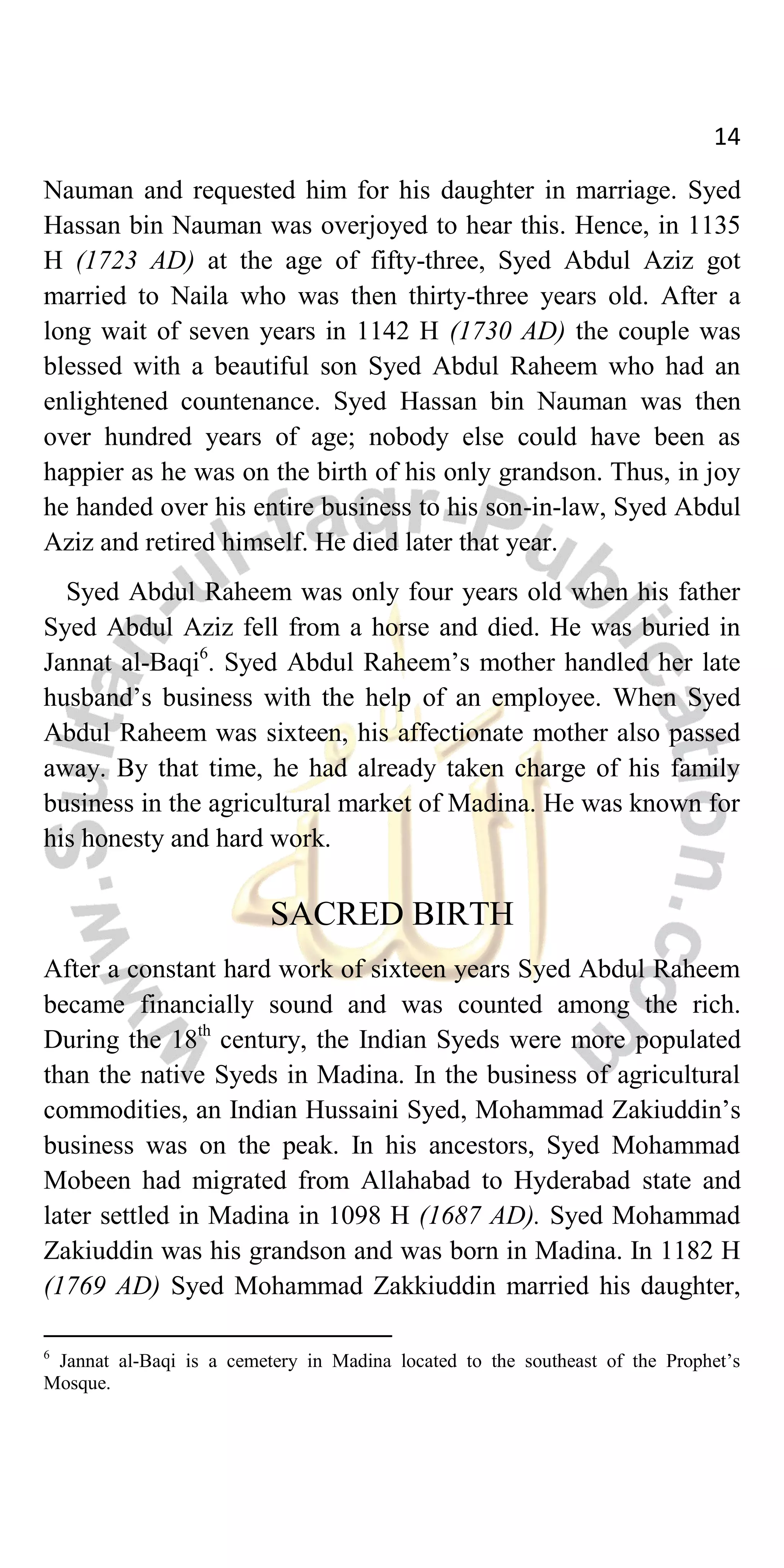 Life History of Sultan ul Tarikeen Syed Mohammad Abdullah Shah | PDF