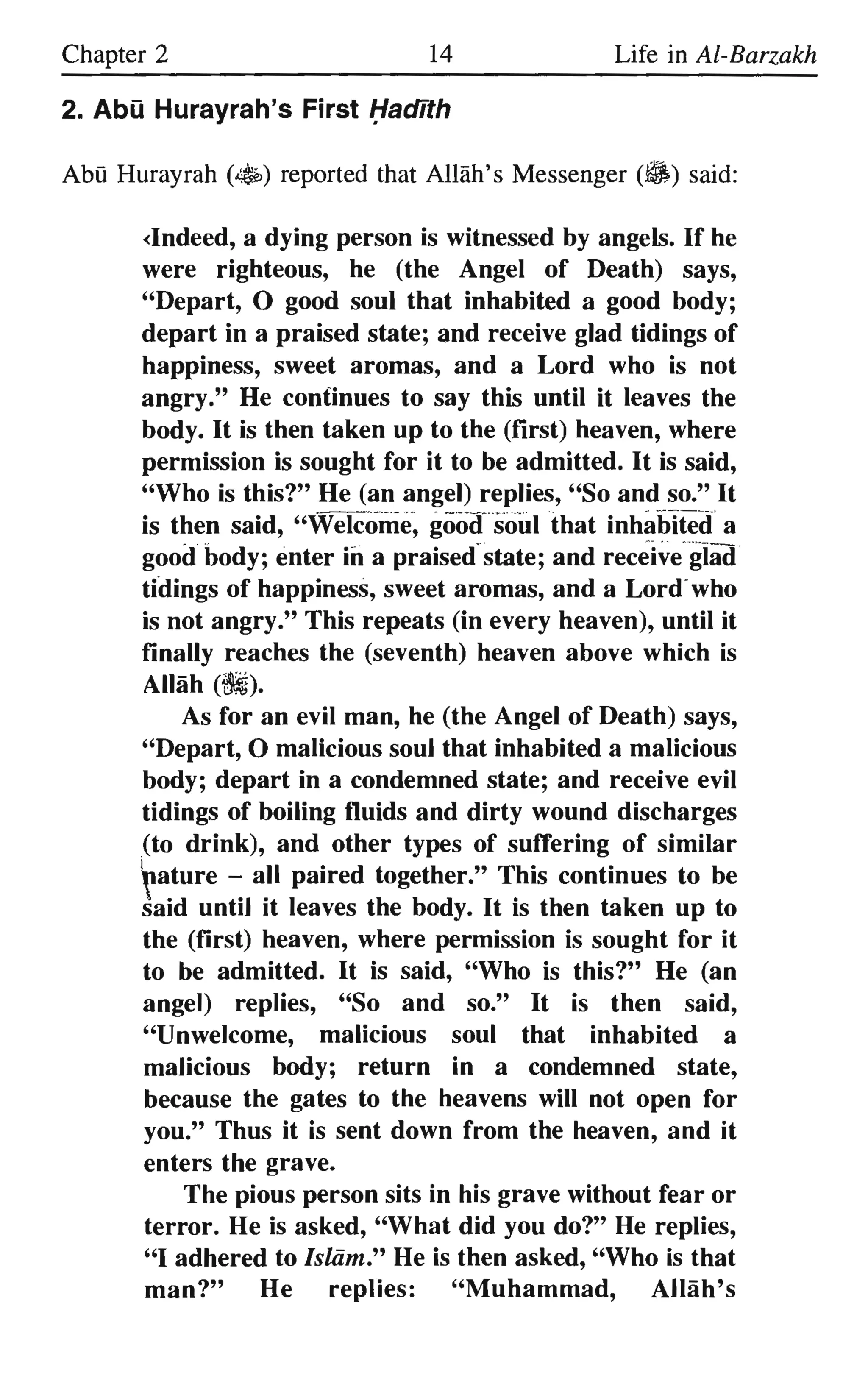Life In Al-Barzakh - From Death Till Resurrection | PDF