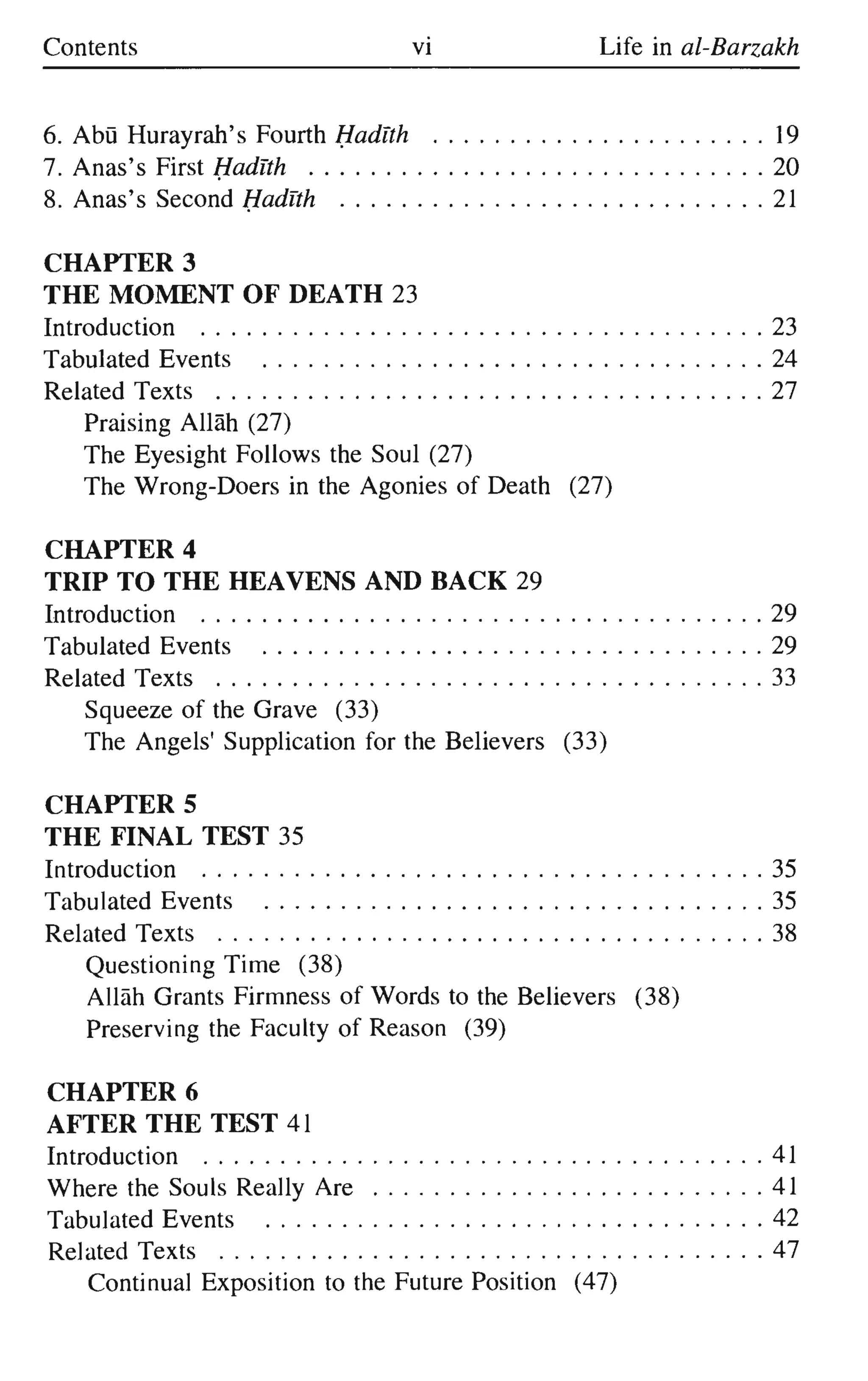 Life In Al-Barzakh - From Death Till Resurrection | PDF