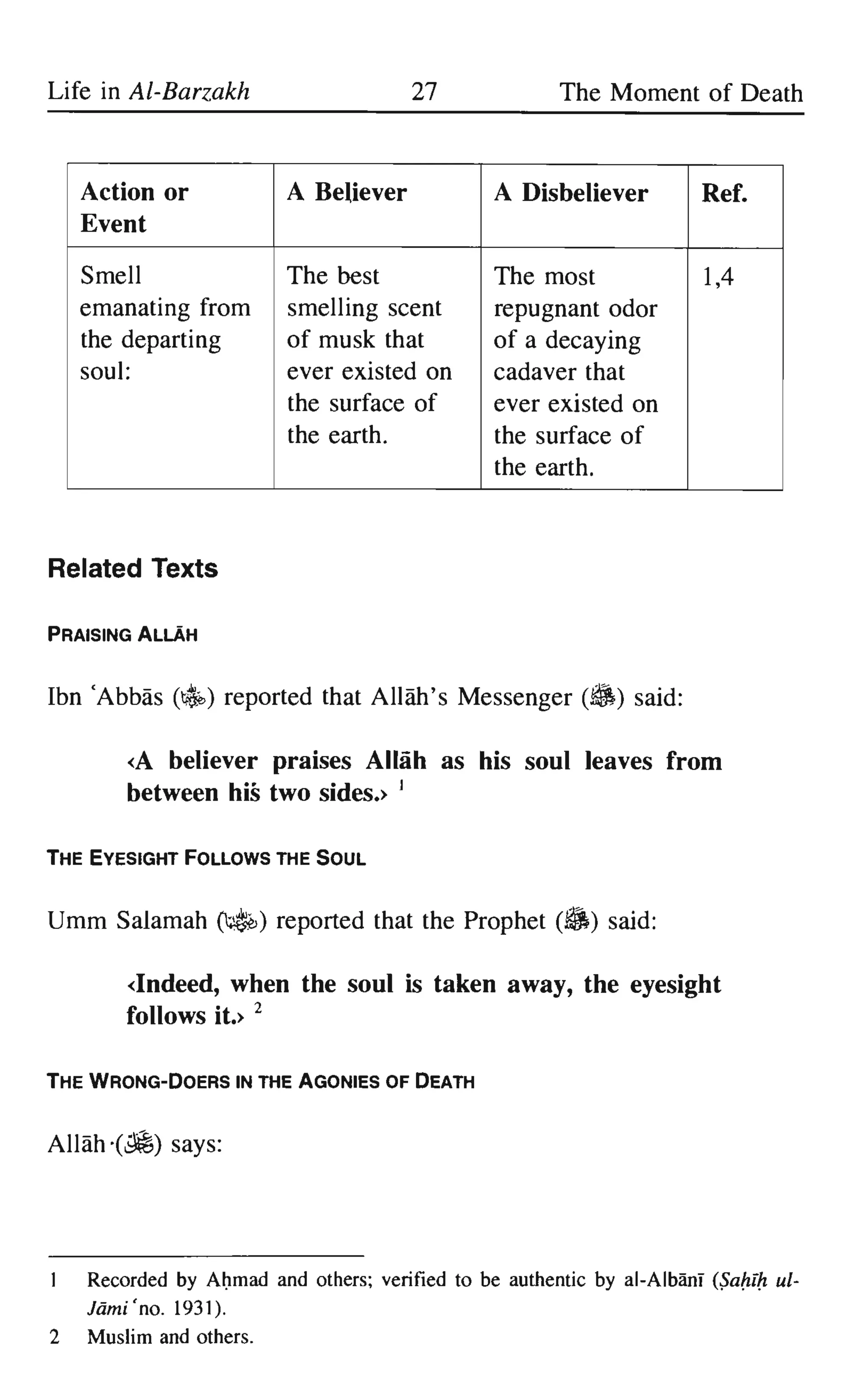 Life In Al-Barzakh - From Death Till Resurrection | PDF