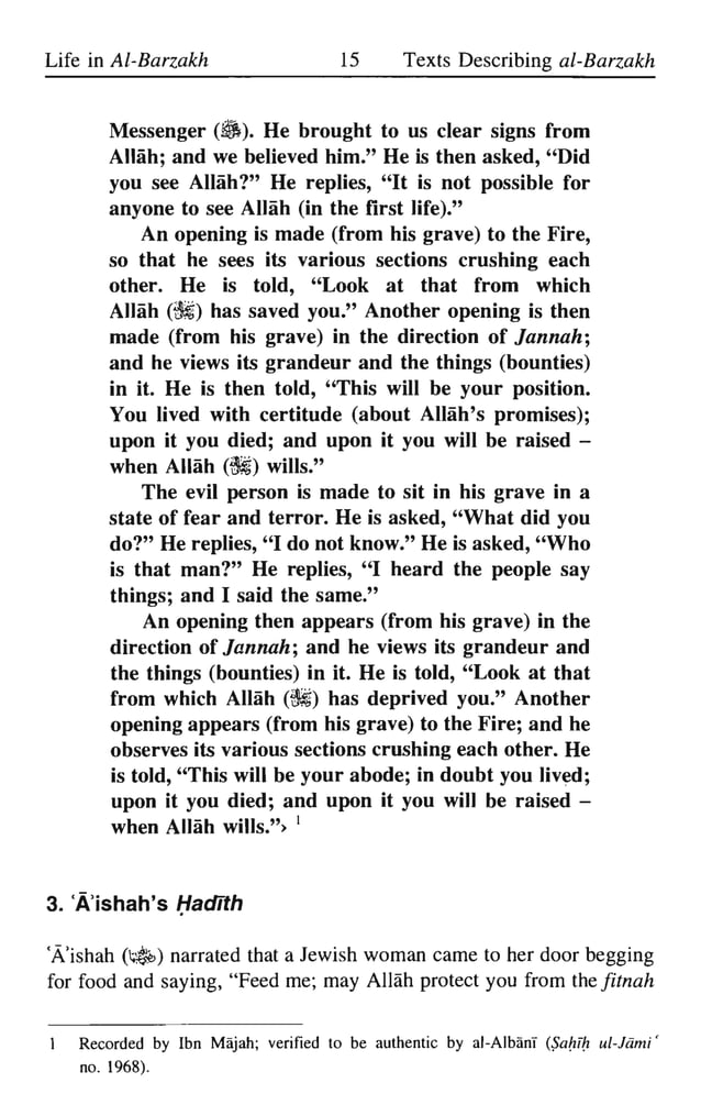 Life In Al-Barzakh - From Death Till Resurrection | PDF
