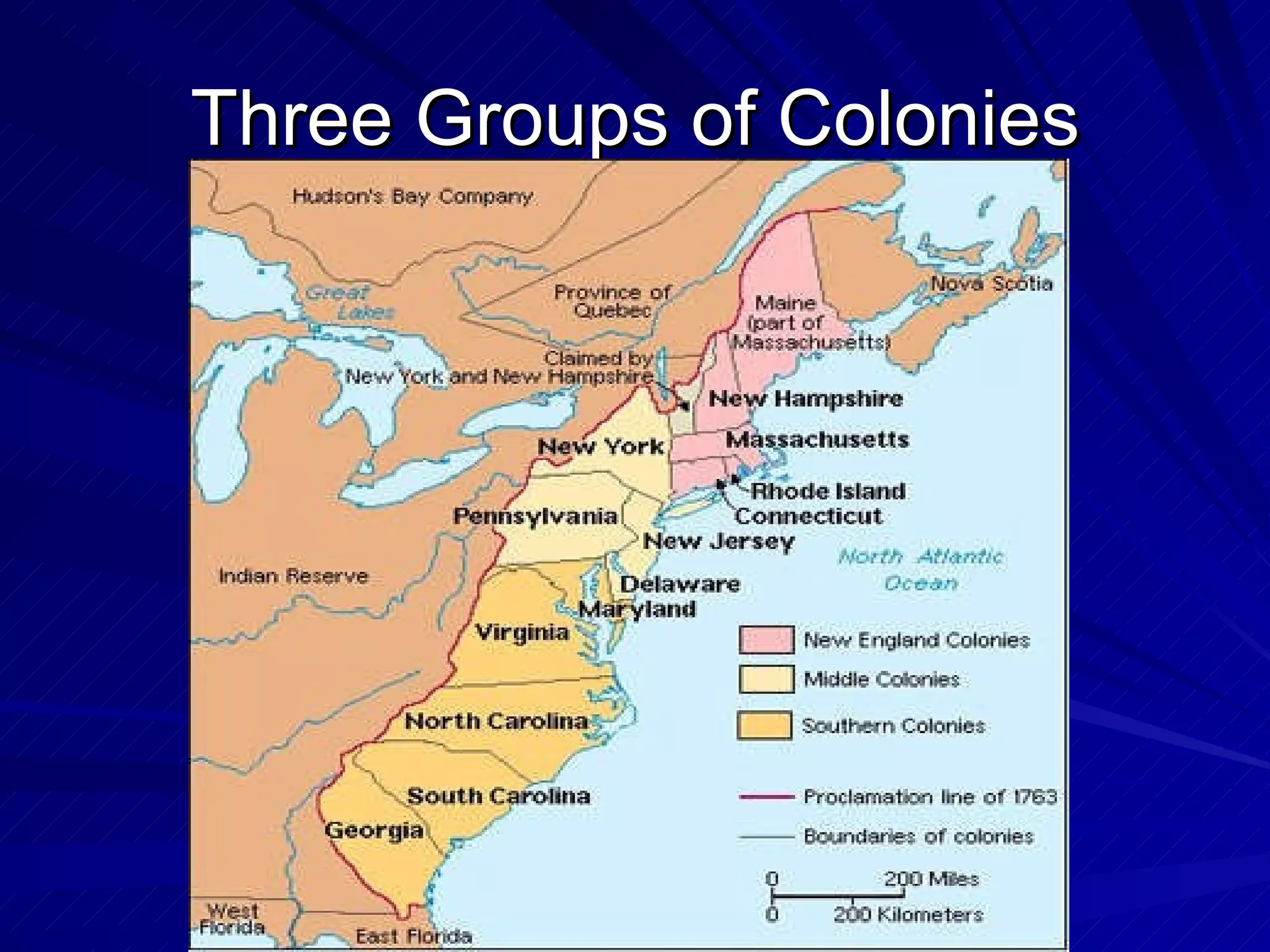 Life In The 13 Colonies 1219622080899104 8 | PPT