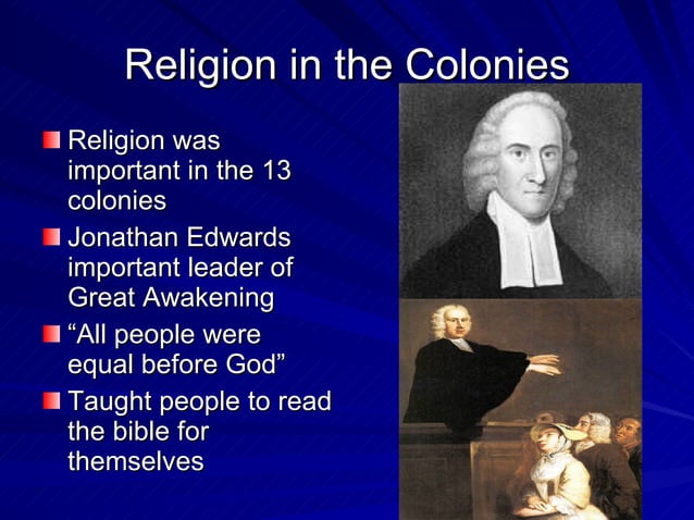Life In The 13 Colonies 1219622080899104 8 | PPT