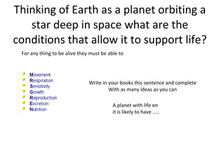 Life in the Universe (2).ppt