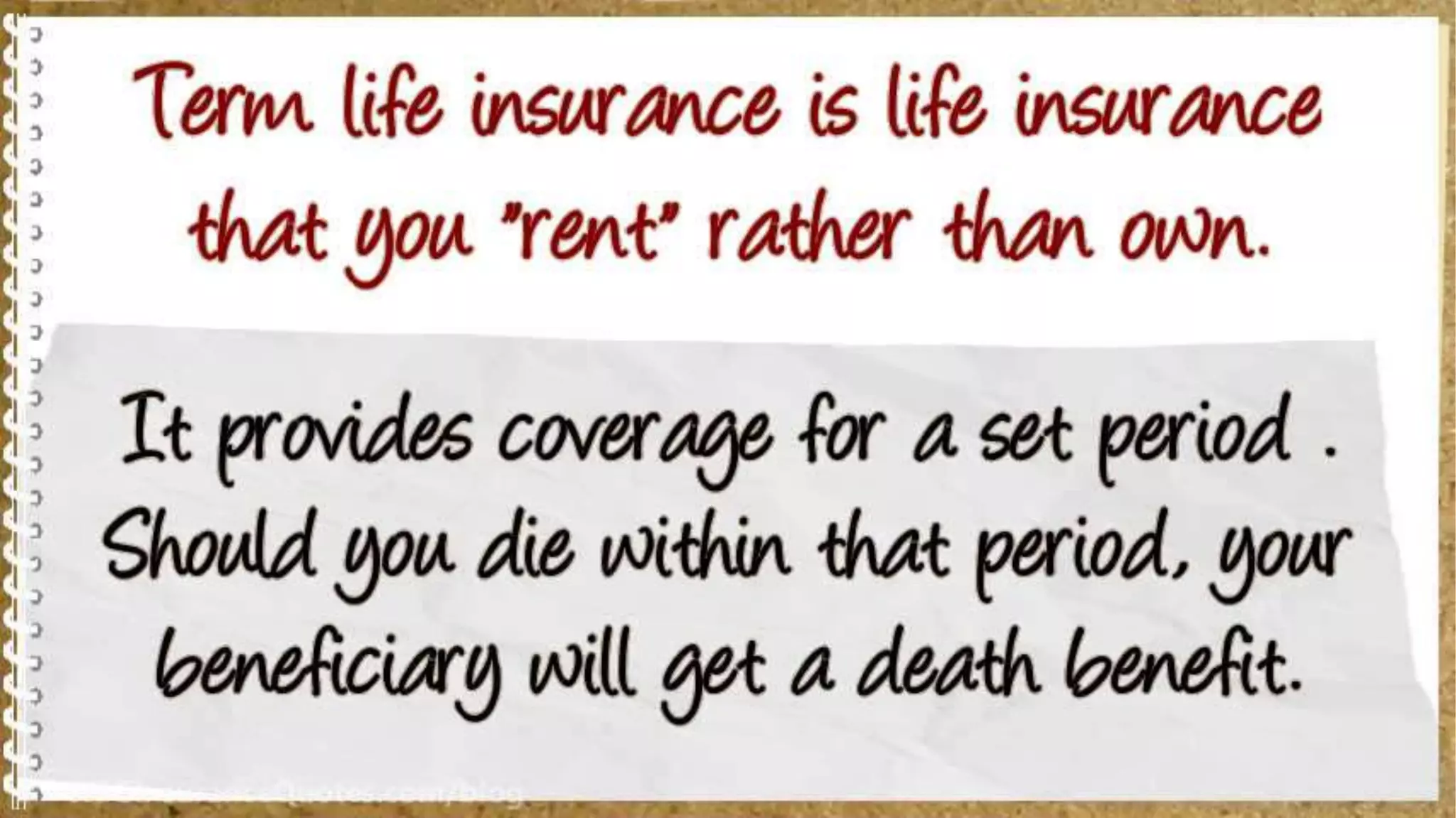 Life Insurance Explained. A quick look at the different types of ...