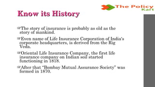 Life Insurance, from history to present | PPT