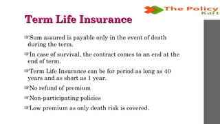Life Insurance, from history to present | PPT