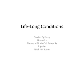 Life long illness | PPT