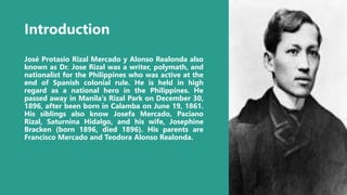 Life-of-Jose-Rizal-carlos-A short ouline of Rizal's Life | PPTX