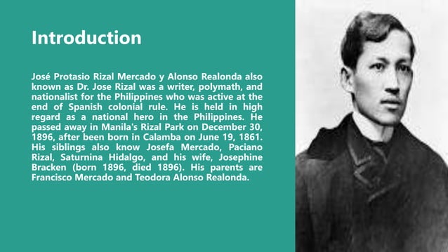 Life-of-Jose-Rizal-carlos-A short ouline of Rizal's Life | PPTX