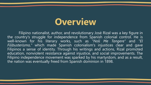 Life-of-Jose-Rizal-carlos-A short ouline of Rizal's Life | PPTX