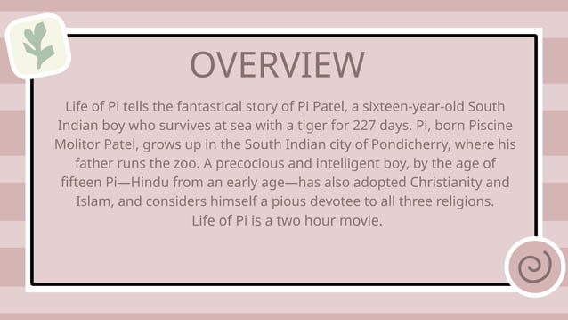 LIFE-OF-PI- POWERPOINT PRESENTATION.pptx | Zoos & Aquariums | Attractions