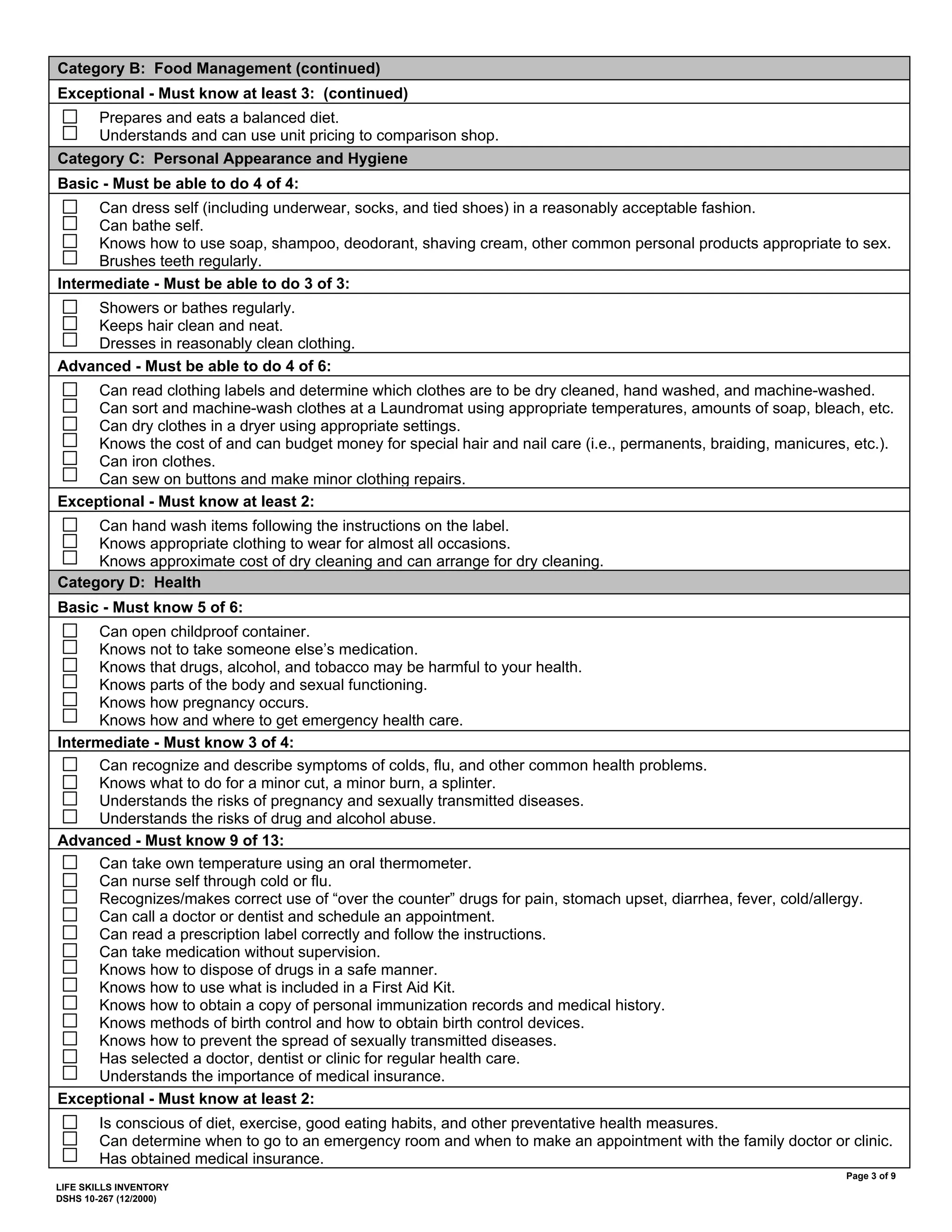 Life skills-assessment-div.-of-children | PDF