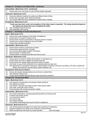 Life skills-assessment-div.-of-children | PDF