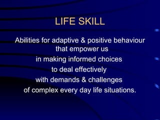 Life Skills To Adolescents | PPT