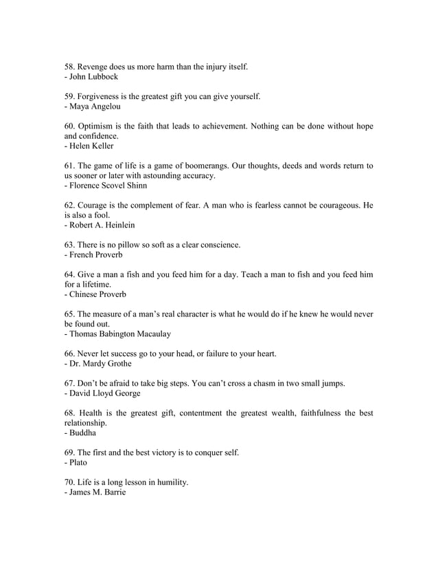 LIFE 101 (ebook).pdf ~ 101 Great Quotes of LIFE Lessons | PDF