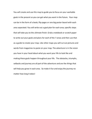 Life adventure map | PDF