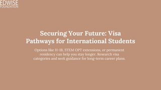 Life After Graduation in the USA: A Roadmap for International Students ...