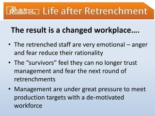 Life after Retrenchement training | PPT