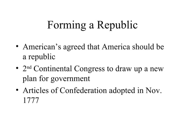 Life After Revolutionary War | PPT | Law