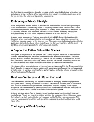 Where Is Paul Qualley Now? A Look Beyond the Spotlight | DOCX