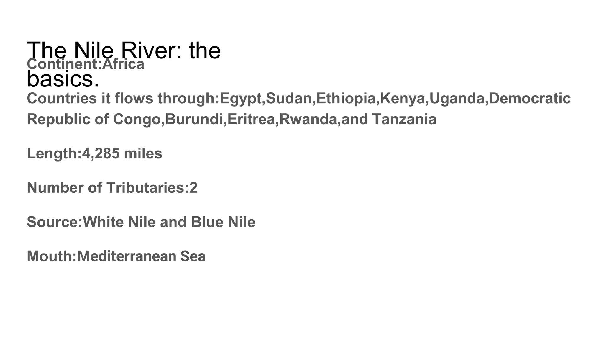Life along the nile river olivia diepenbrock | PPTX