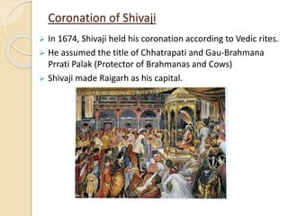 Life and achievements of shivaji | PPTX