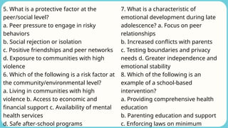 Life and Career Skills Lesson 2.pptxProtective and Risk Factors of Late ...