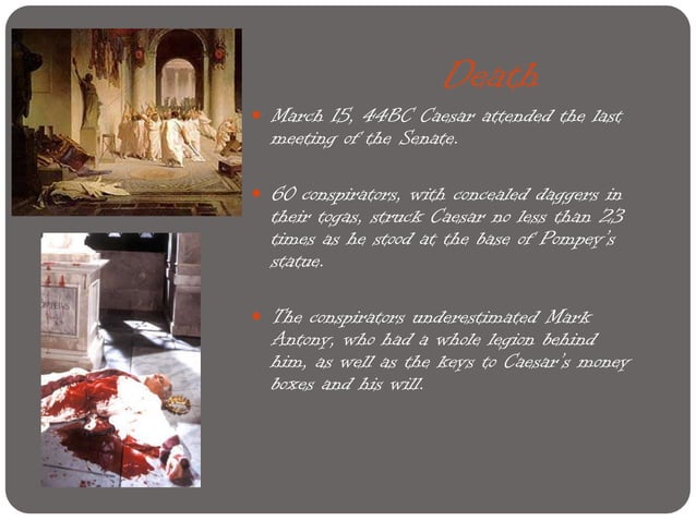 Life and death of julius caesar | PPTX