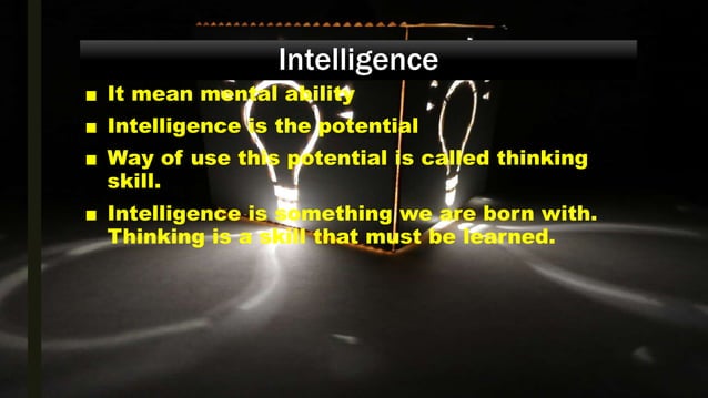 Edward De Bono Intelligence is not enough | PPT
