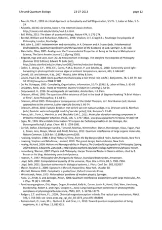 Life and Quantum Biology | PDF