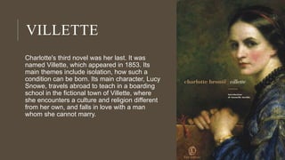 Life and work of Charlotte Brontë | PPT