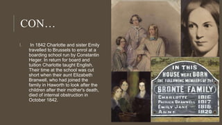 Life and work of Charlotte Brontë | PPT